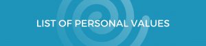 List of Personal Values - Your One Extraordinary Life