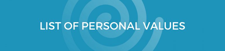 List of Personal Values - Your One Extraordinary Life